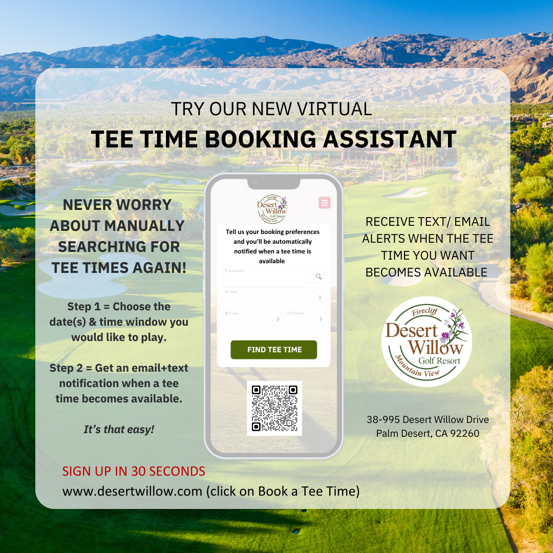 Virtual Tee Time Assistant | Desert Willow Golf Resort Tee Time Alerts ...